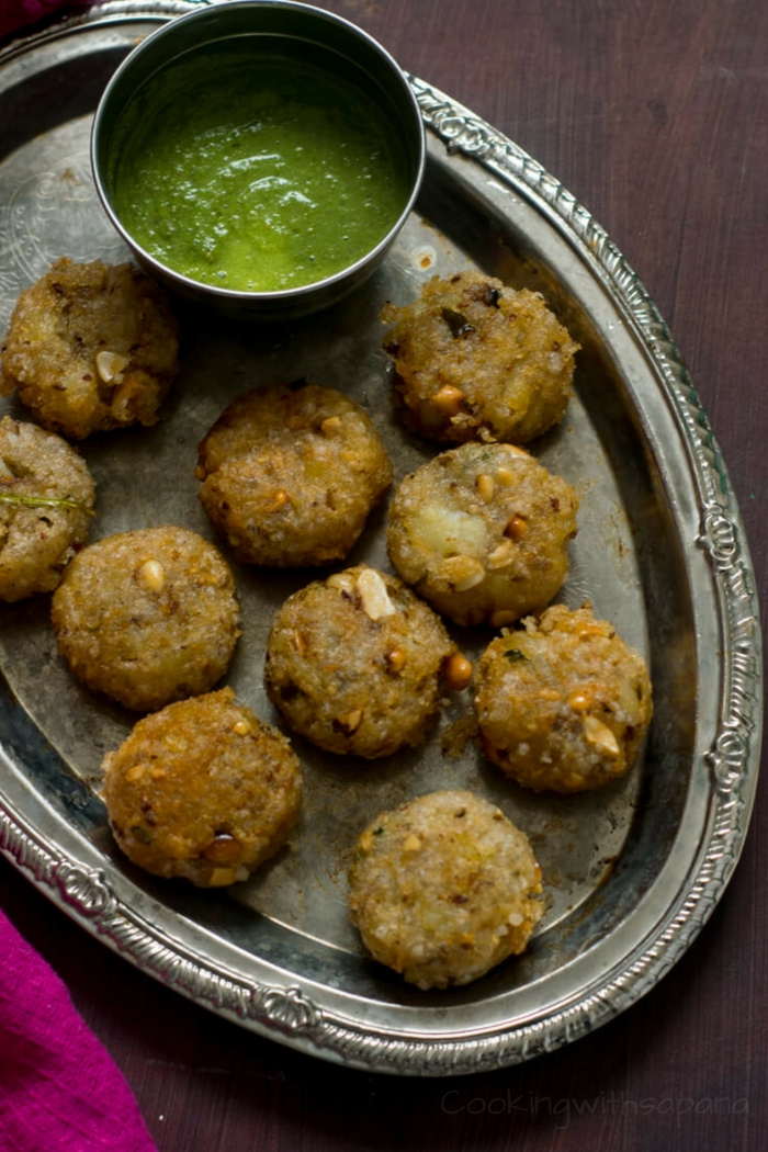 Day 7 Navratri Thali and Gluten-Free Sago Vada - Cooking With Sapana
