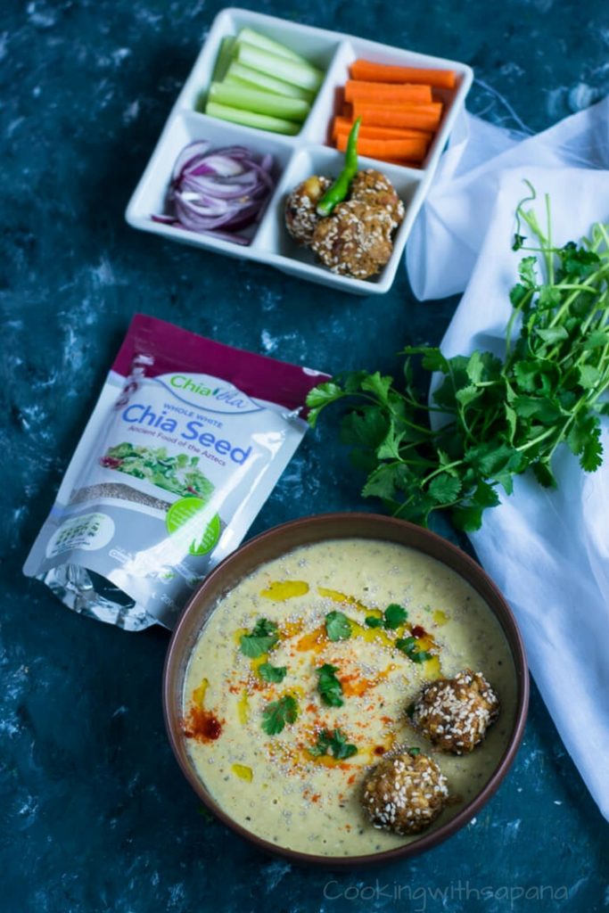 Hummus with Chia Seeds-A healthy variation of classic Hummus