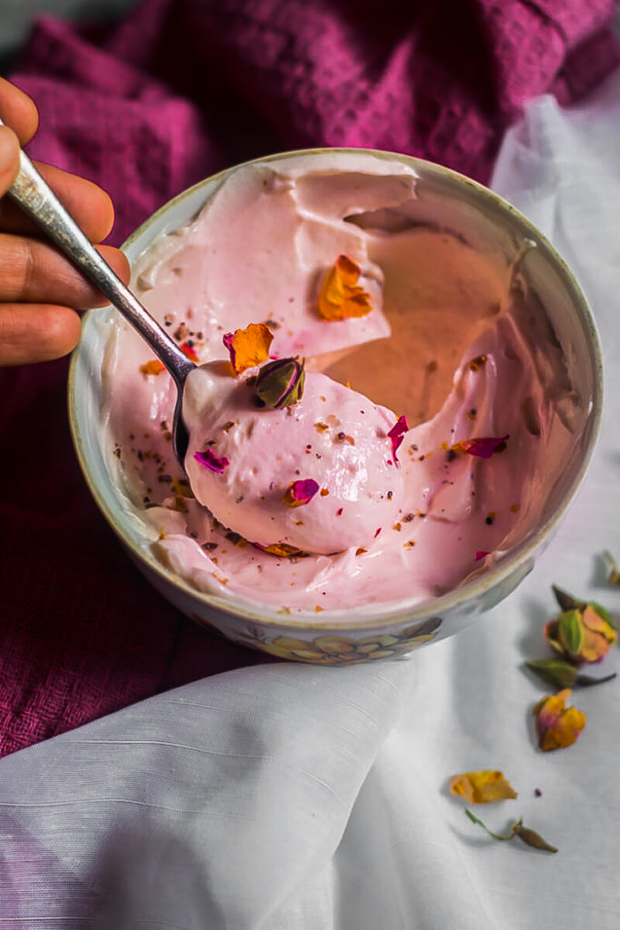 Rose Shrikhand - Cooking With Sapana